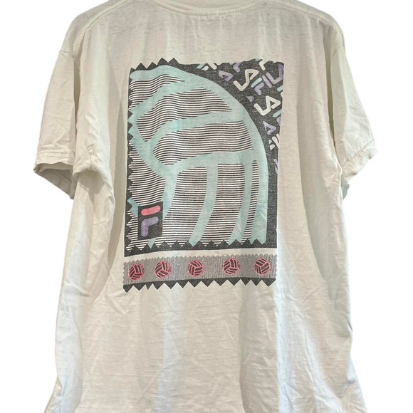 Fila | Shirts | Vintage 9s Fila Volleyball Double Sided Shirt Adult ...